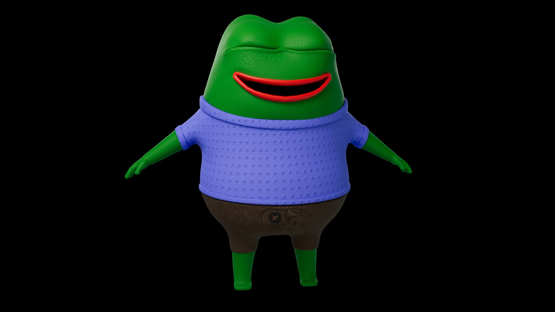 Pepo the Frog character 3D Model 3D model - TurboSquid 1899669