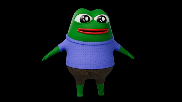 3D модель Pepo the Frog character 3D Model - TurboSquid 1899669