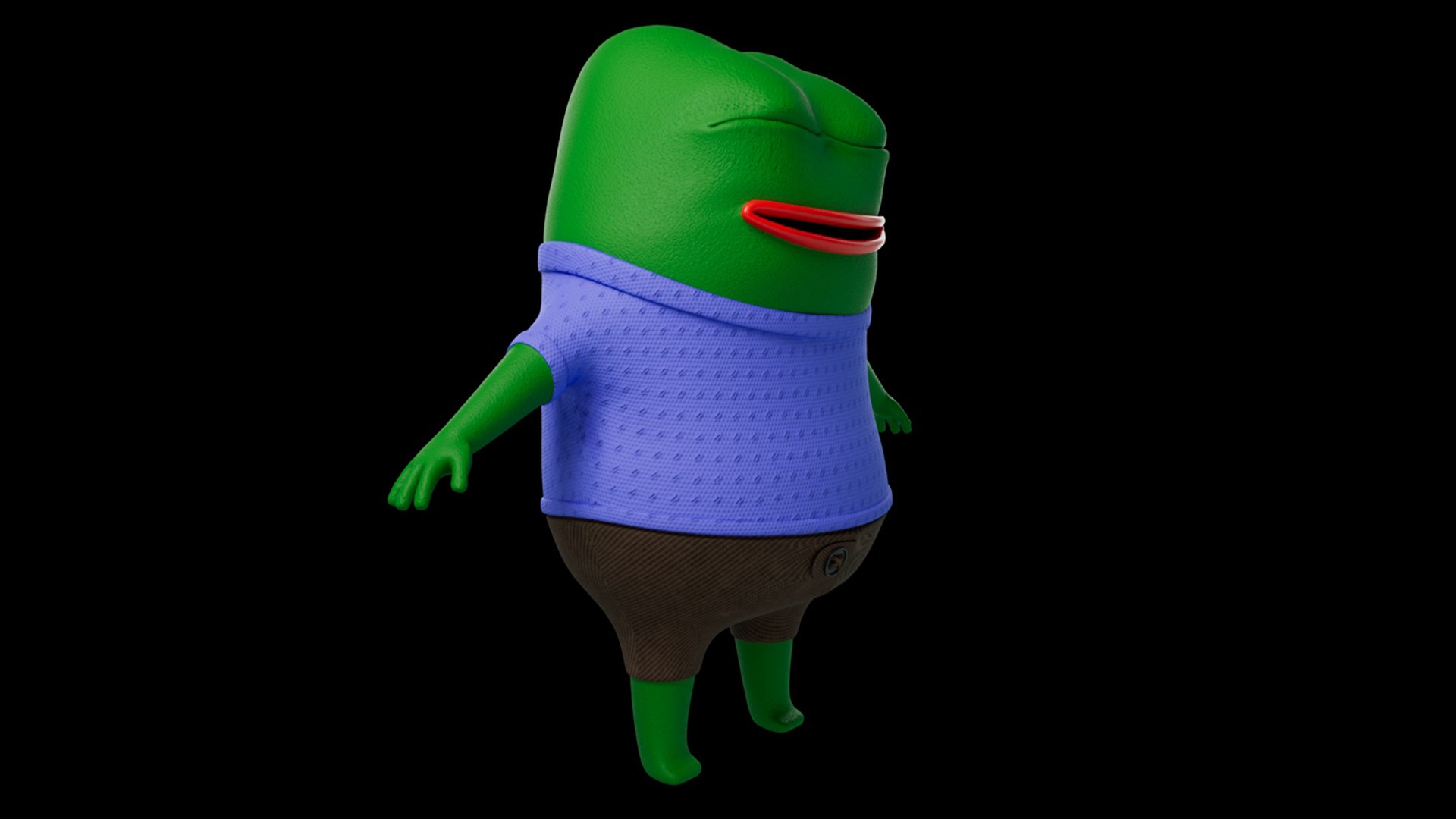 Pepo the Frog character 3D Model 3D model - TurboSquid 1899669