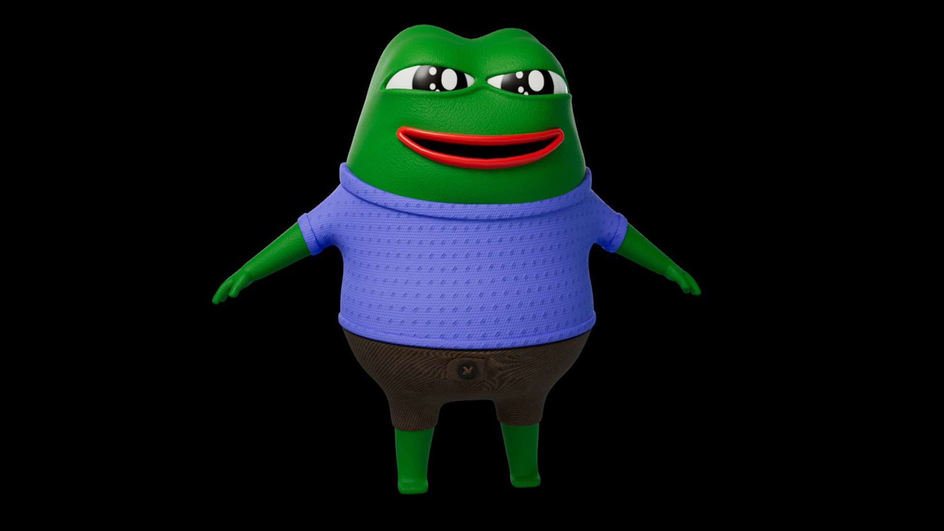 Pepo the Frog character 3D Model 3D model - TurboSquid 1899669