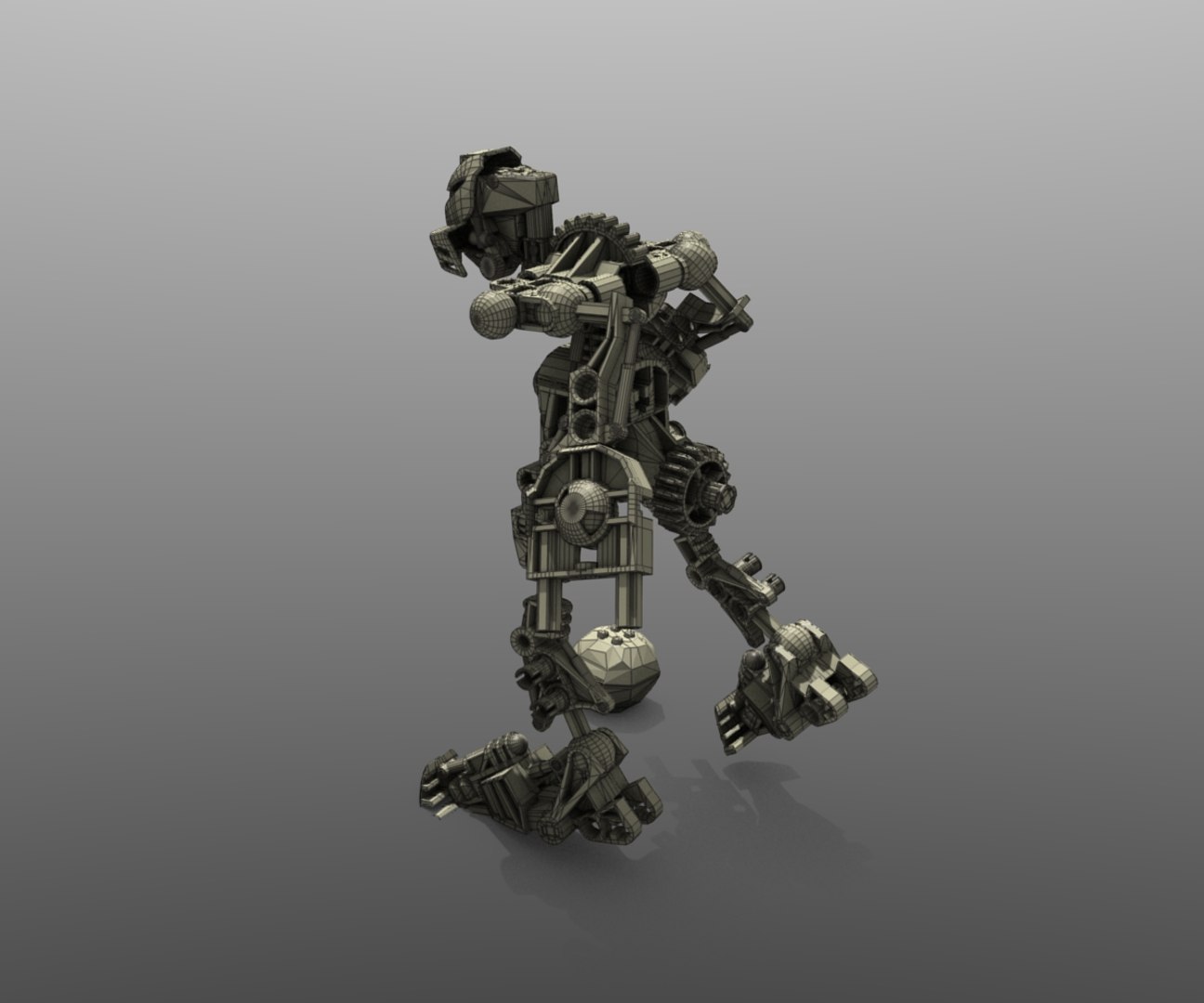 3d Model Of Lego Bionicle Pohatu