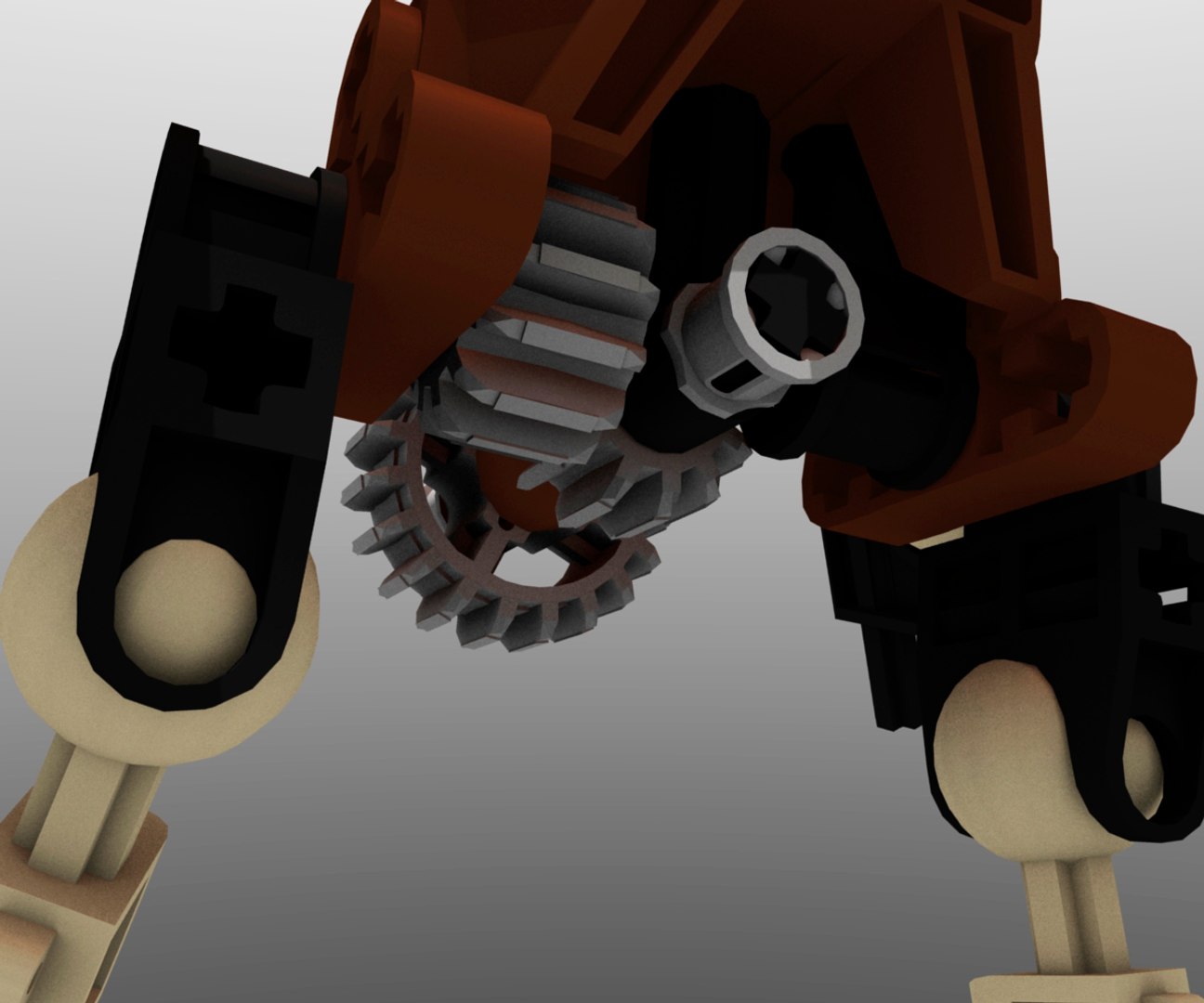 3d Model Of Lego Bionicle Pohatu