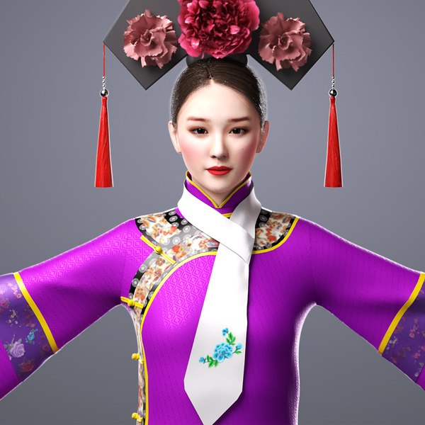 3D Princess of Qing Dynasty - TurboSquid 1743422