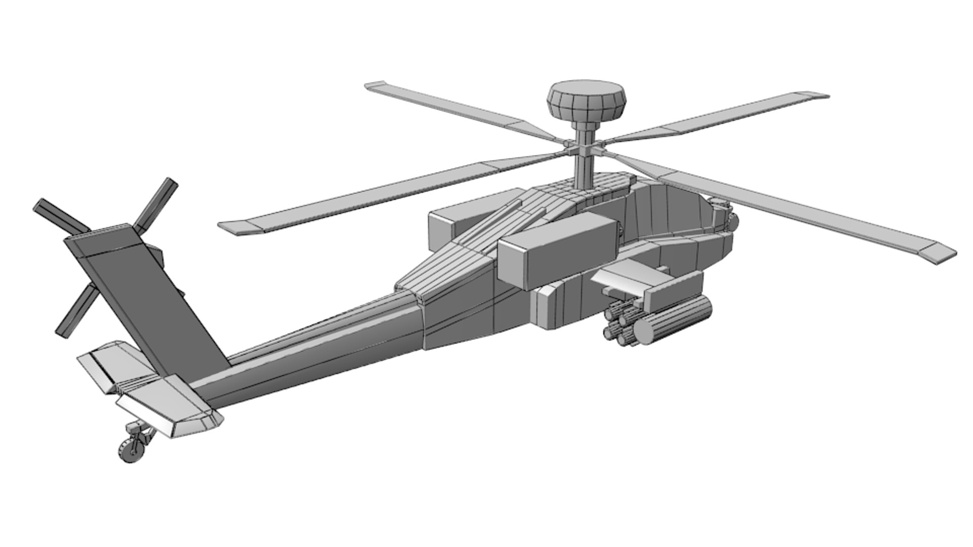 Unity Apache 3D Model - TurboSquid 1345103