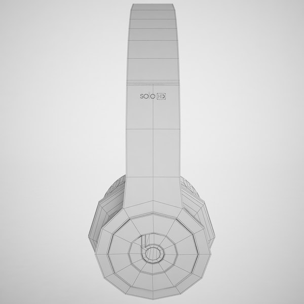 headphones monster beats 3d model