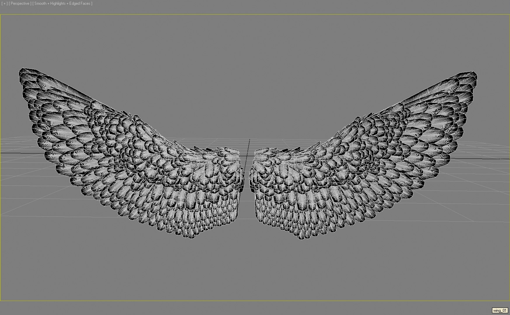 3dsmax Wing