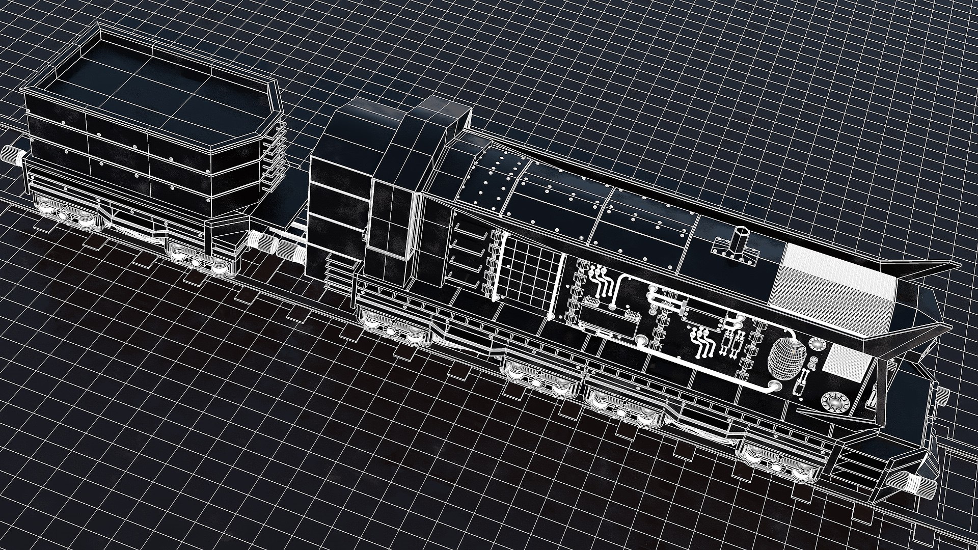 Surrealistic Locomotive With Unique Design 3D Model - TurboSquid 1782345