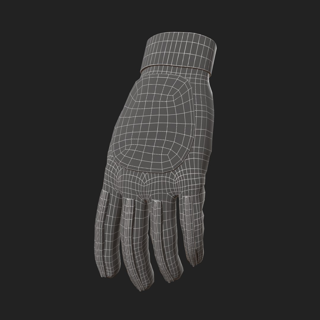 3D Gloves Fashion Model - TurboSquid 1475611