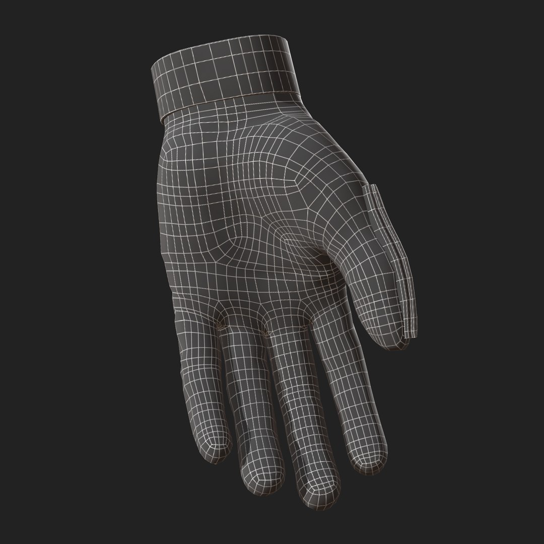3D Gloves Fashion Model - TurboSquid 1475611