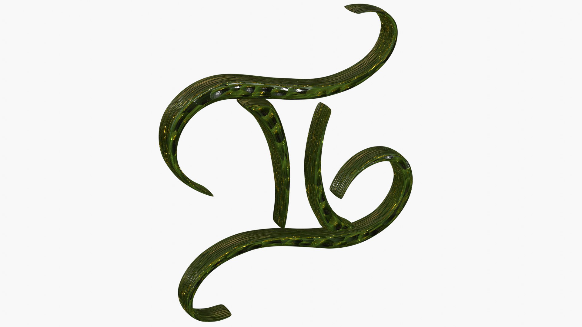 3D Gemini Zodiac Sign Crystal - TurboSquid 2047277