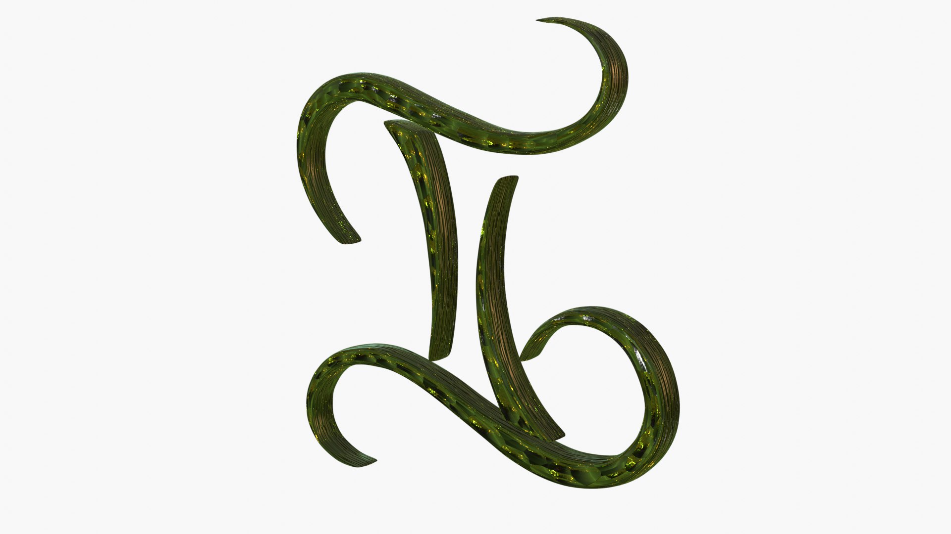 3D Gemini Zodiac Sign Crystal - TurboSquid 2047277