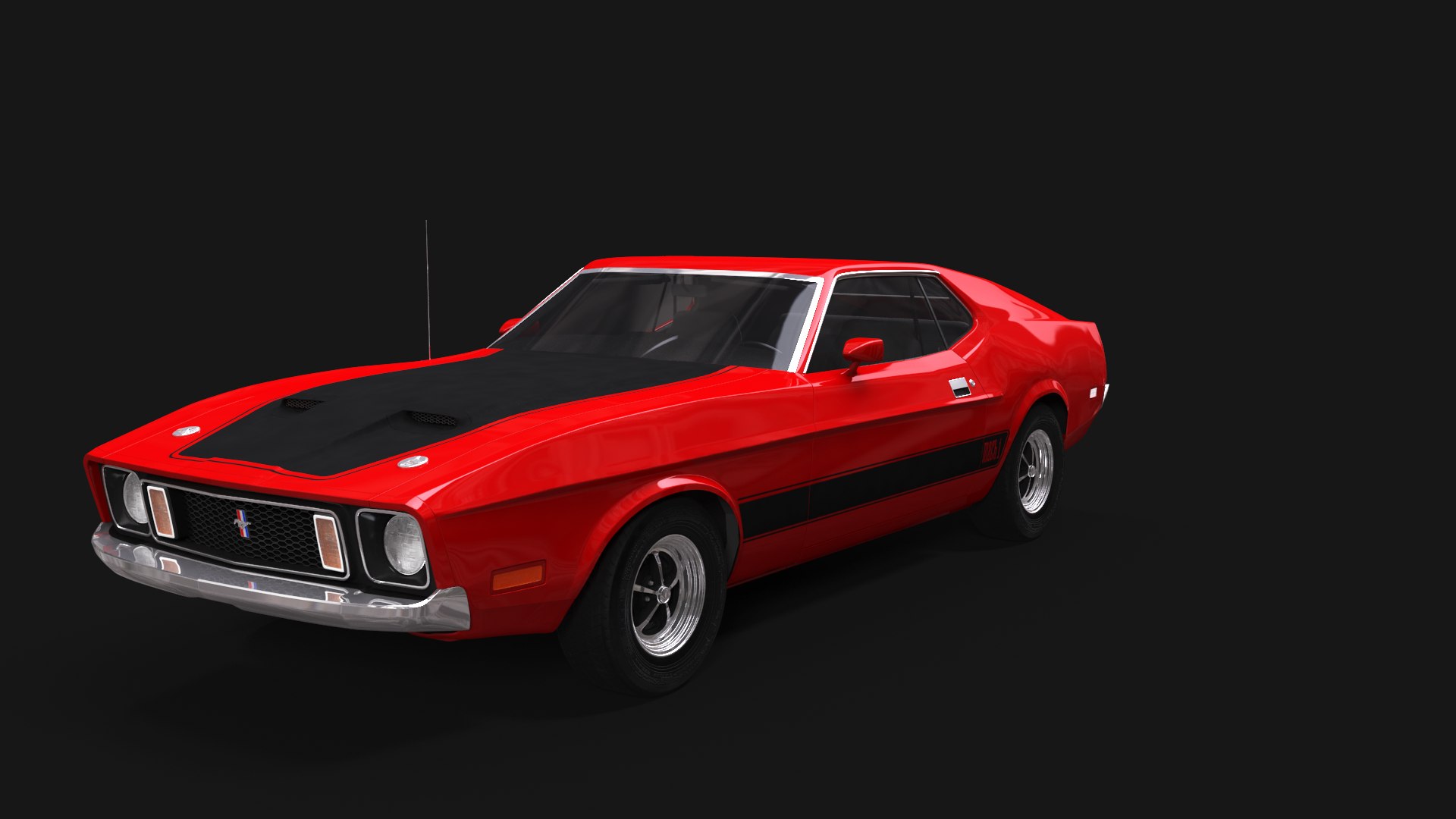 Mustang Mach 1 3D Model - TurboSquid 1691275