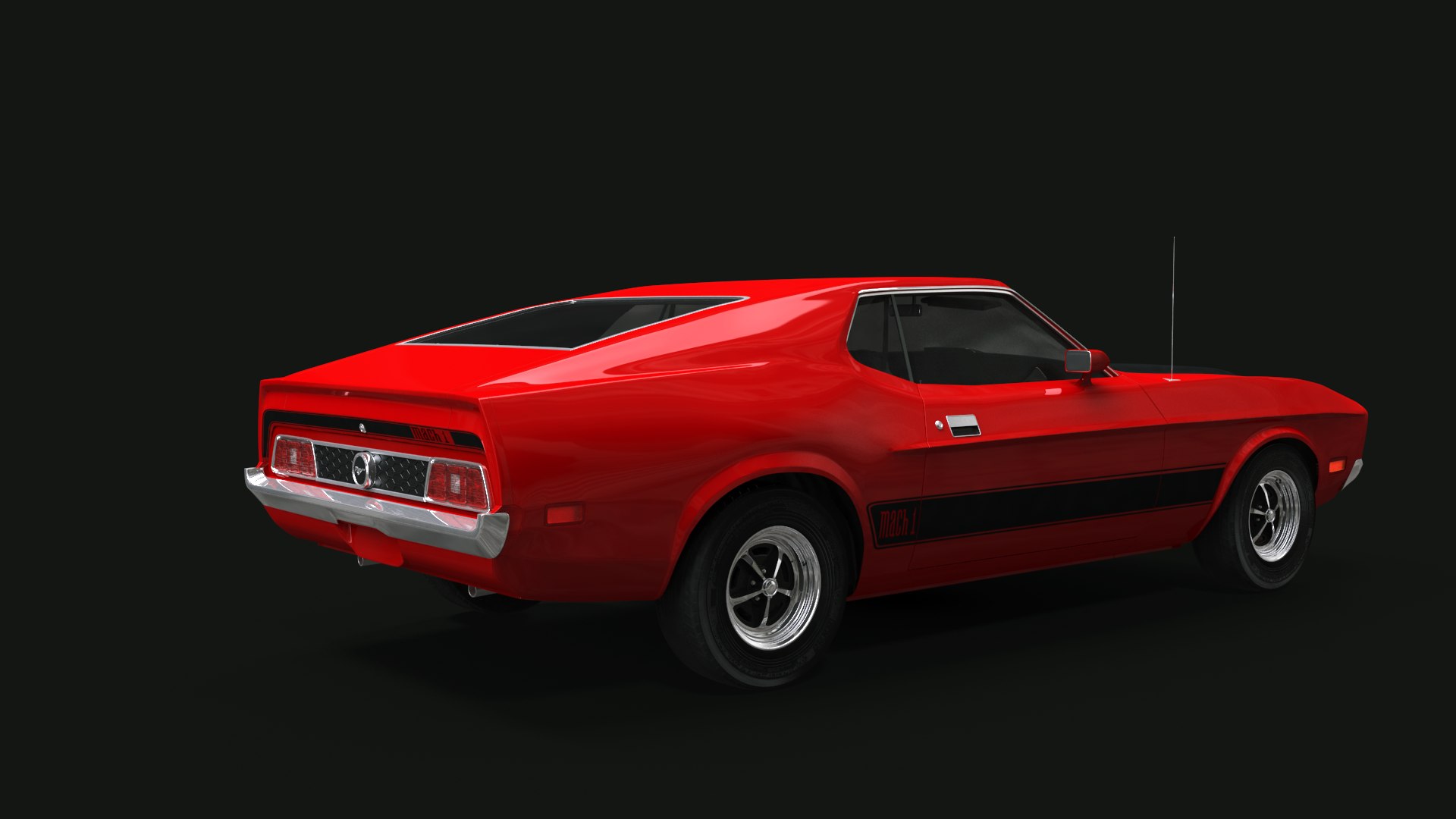 Mustang Mach 1 3D Model - TurboSquid 1691275