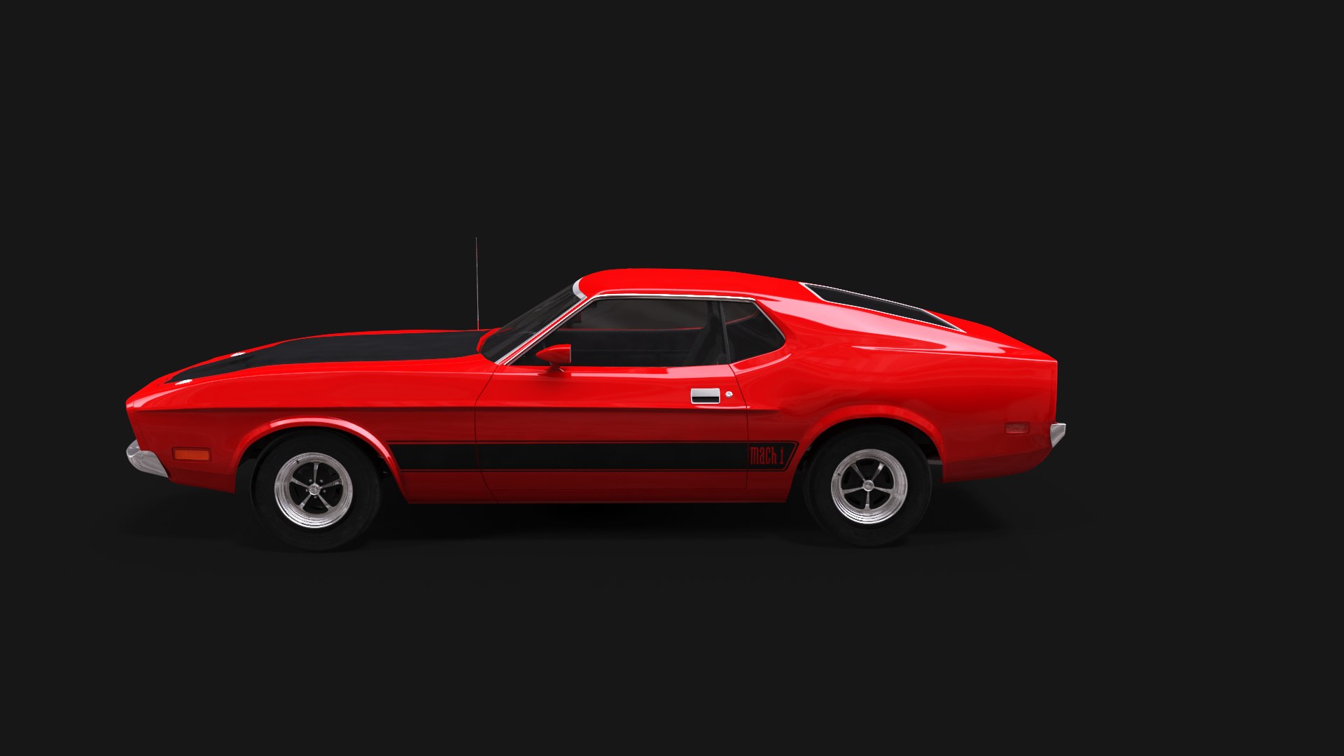 Mustang Mach 1 3D Model - TurboSquid 1691275