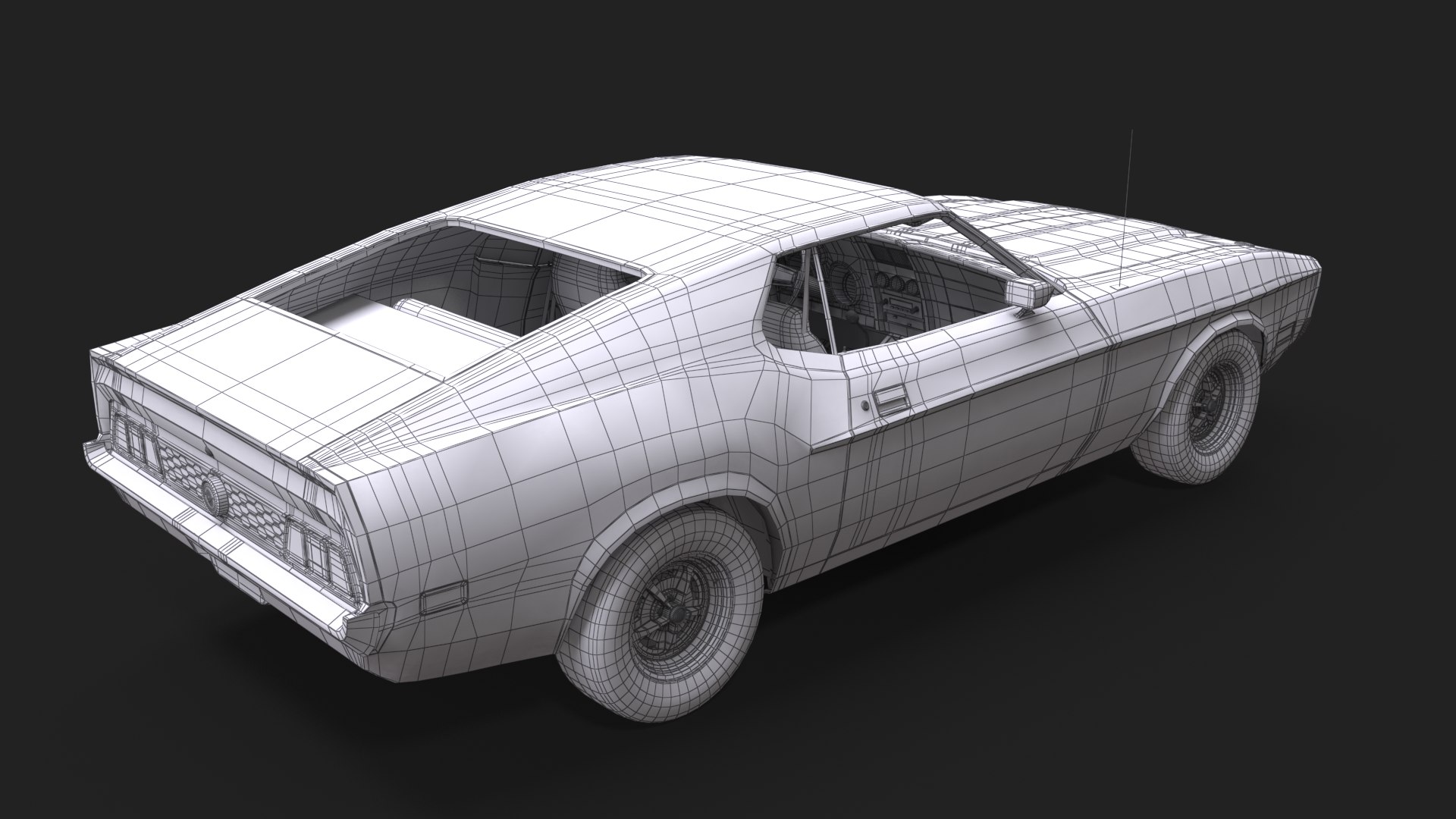 Mustang Mach 1 3D Model - TurboSquid 1691275
