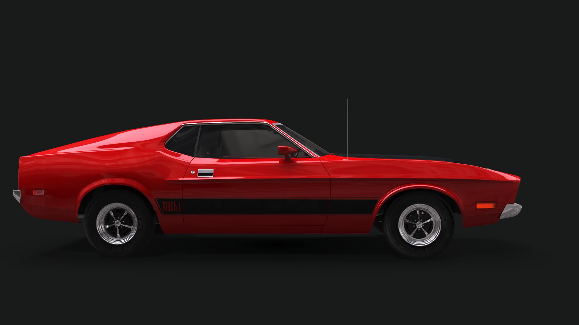 Mustang Mach 1 3D Model - TurboSquid 1691275