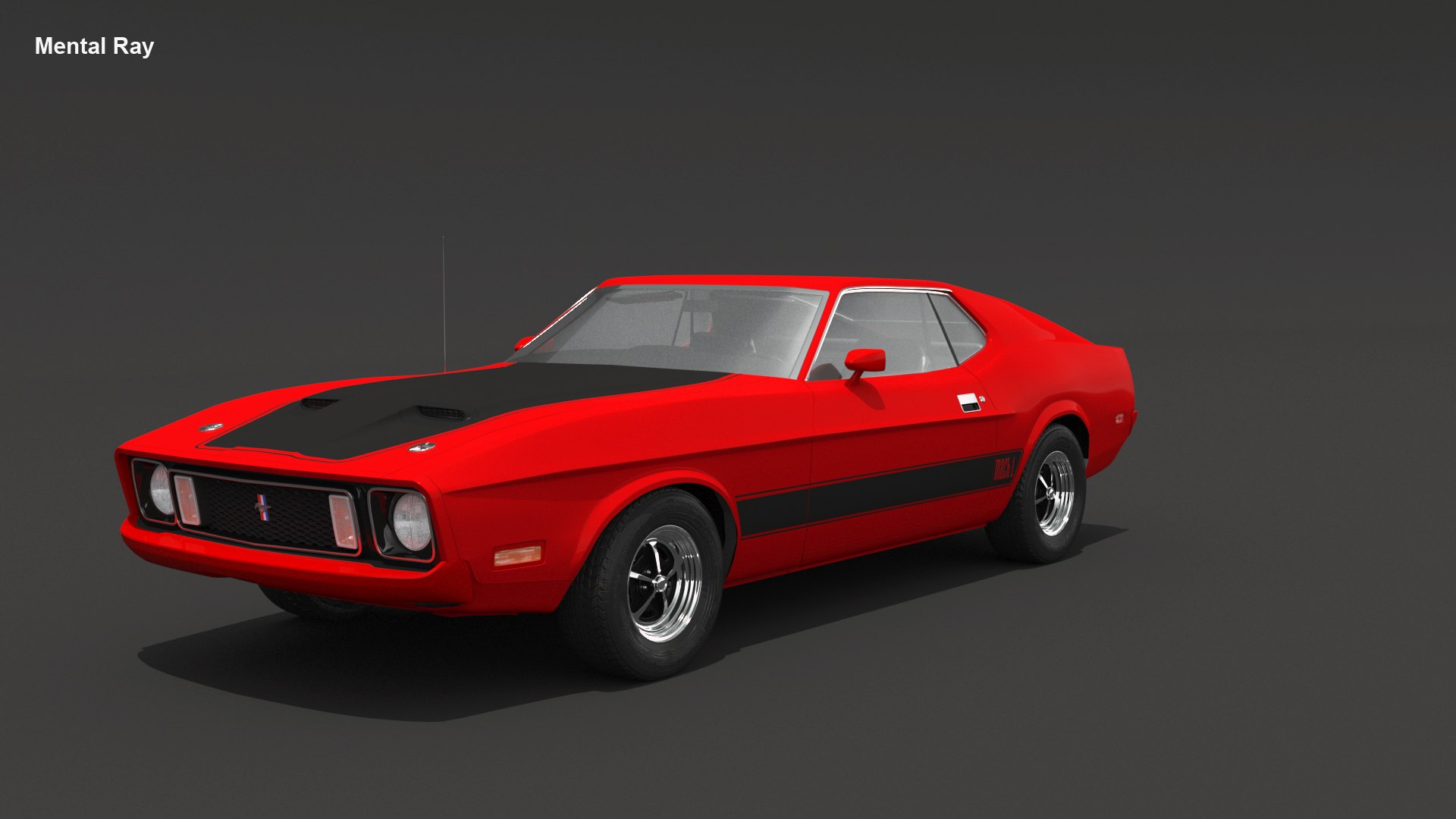 Mustang Mach 1 3D Model - TurboSquid 1691275
