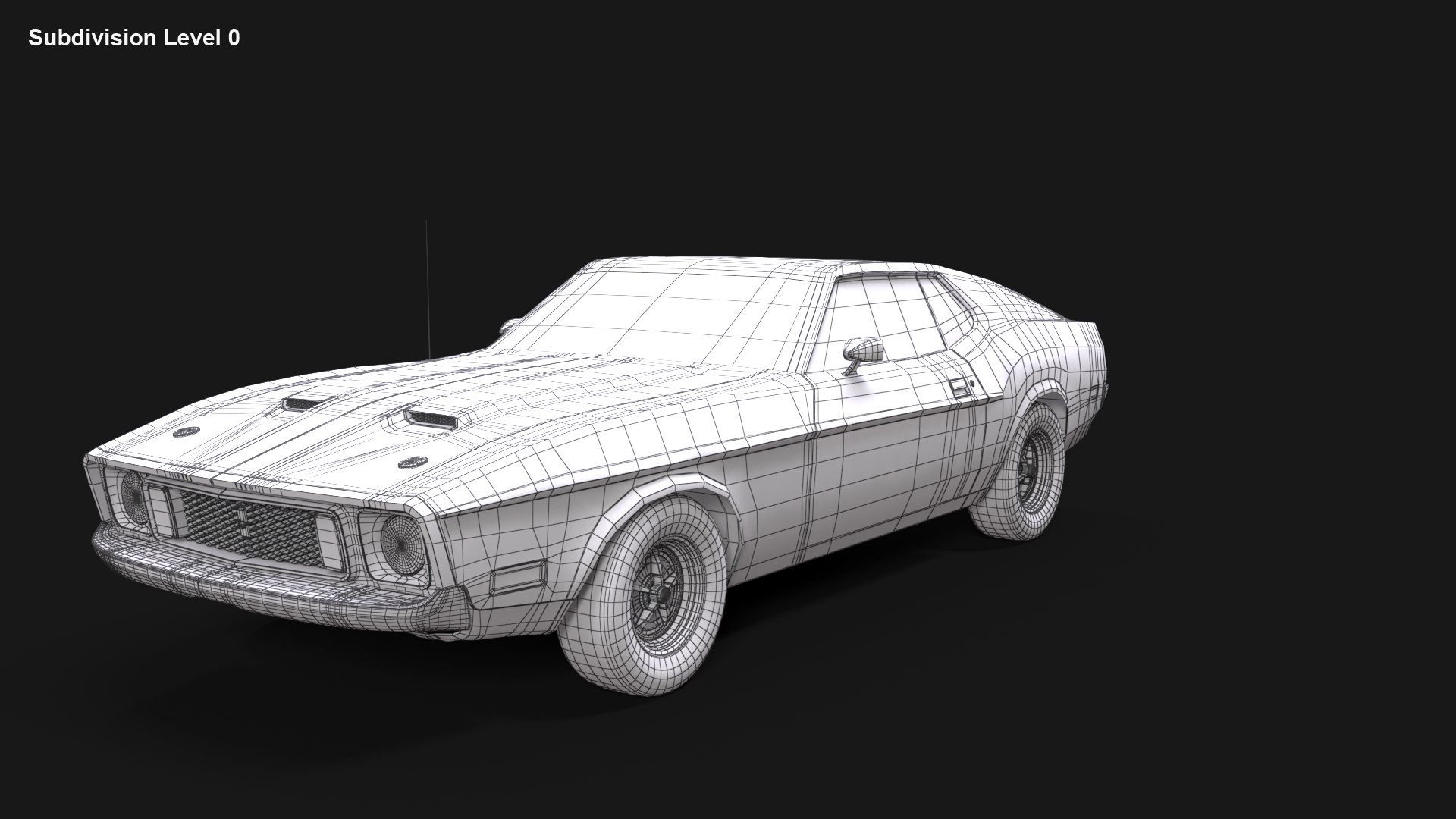 Mustang Mach 1 3D Model - TurboSquid 1691275