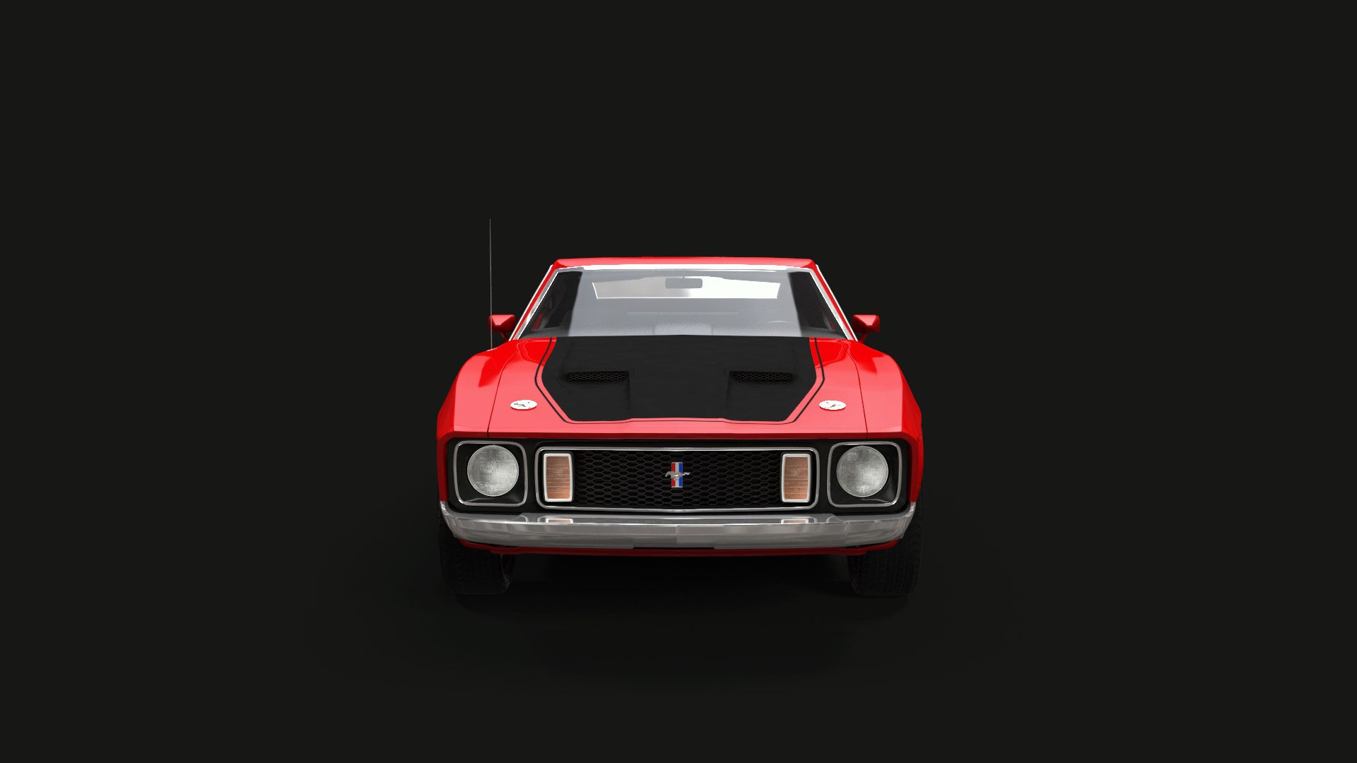 Mustang Mach 1 3D Model - TurboSquid 1691275