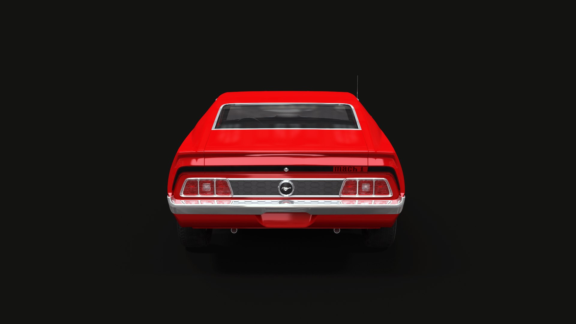 Mustang Mach 1 3D Model - TurboSquid 1691275