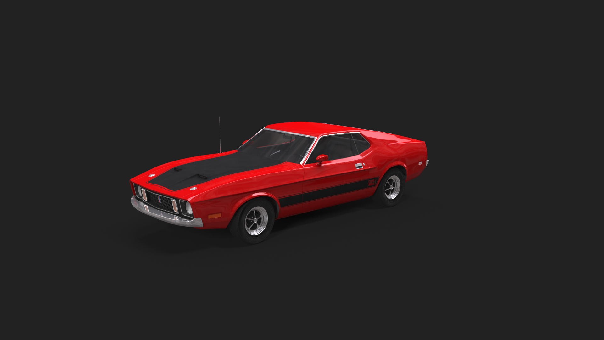 Mustang Mach 1 3D Model - TurboSquid 1691275