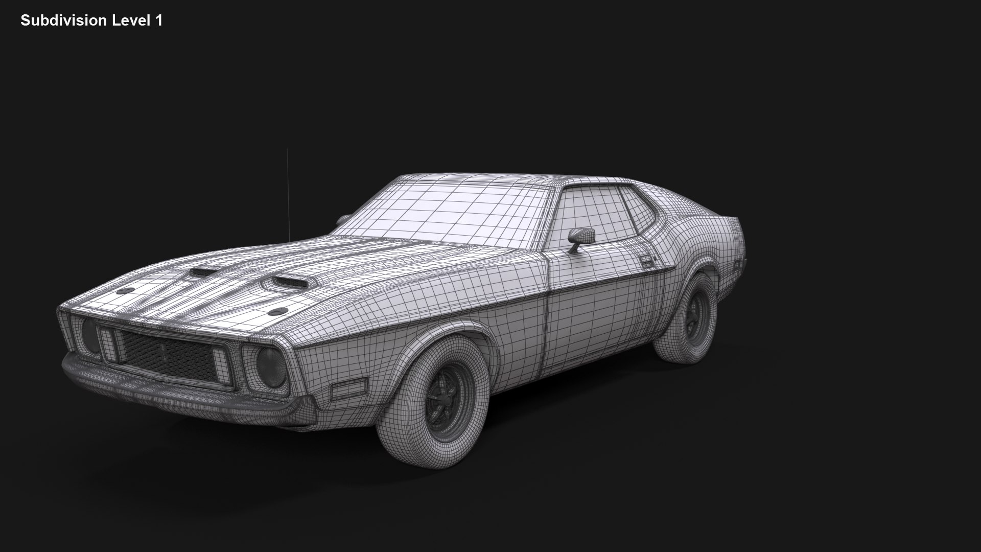 Mustang Mach 1 3D Model - TurboSquid 1691275