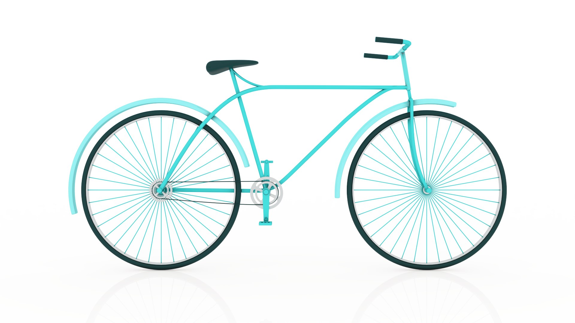 3D Model Cycle Bicycle Cartoon - TurboSquid 1708938
