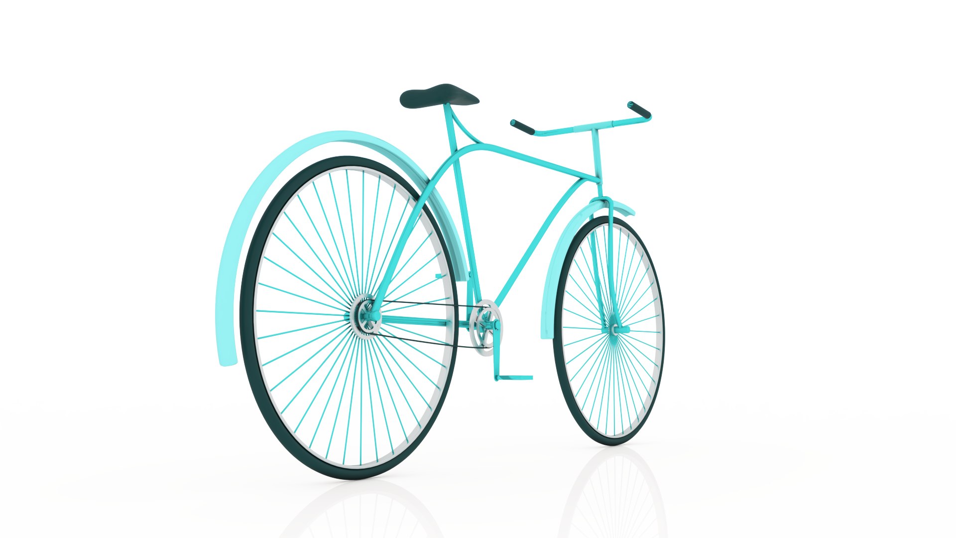 3D Model Cycle Bicycle Cartoon - TurboSquid 1708938