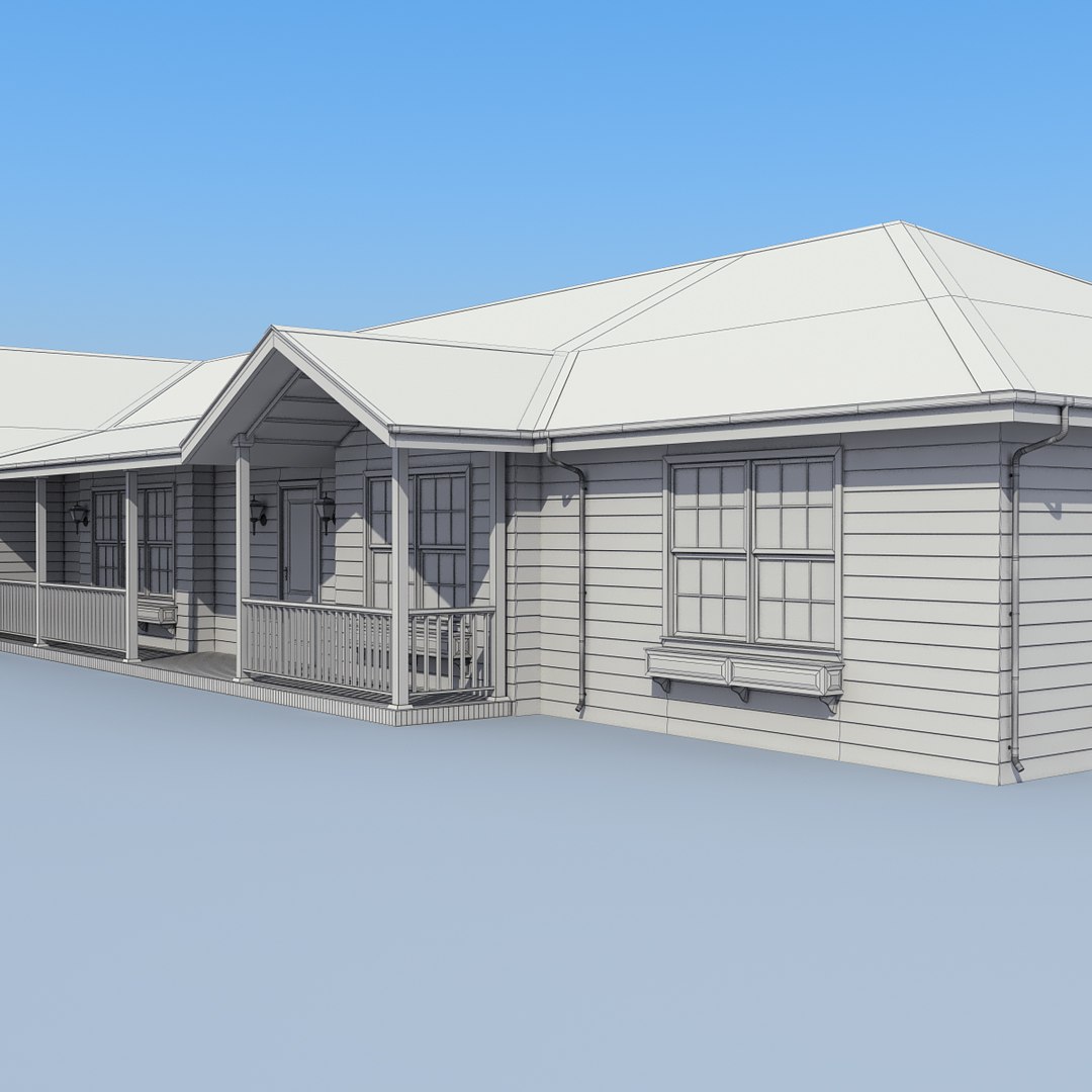 Mountain Country Ranch 3d Model