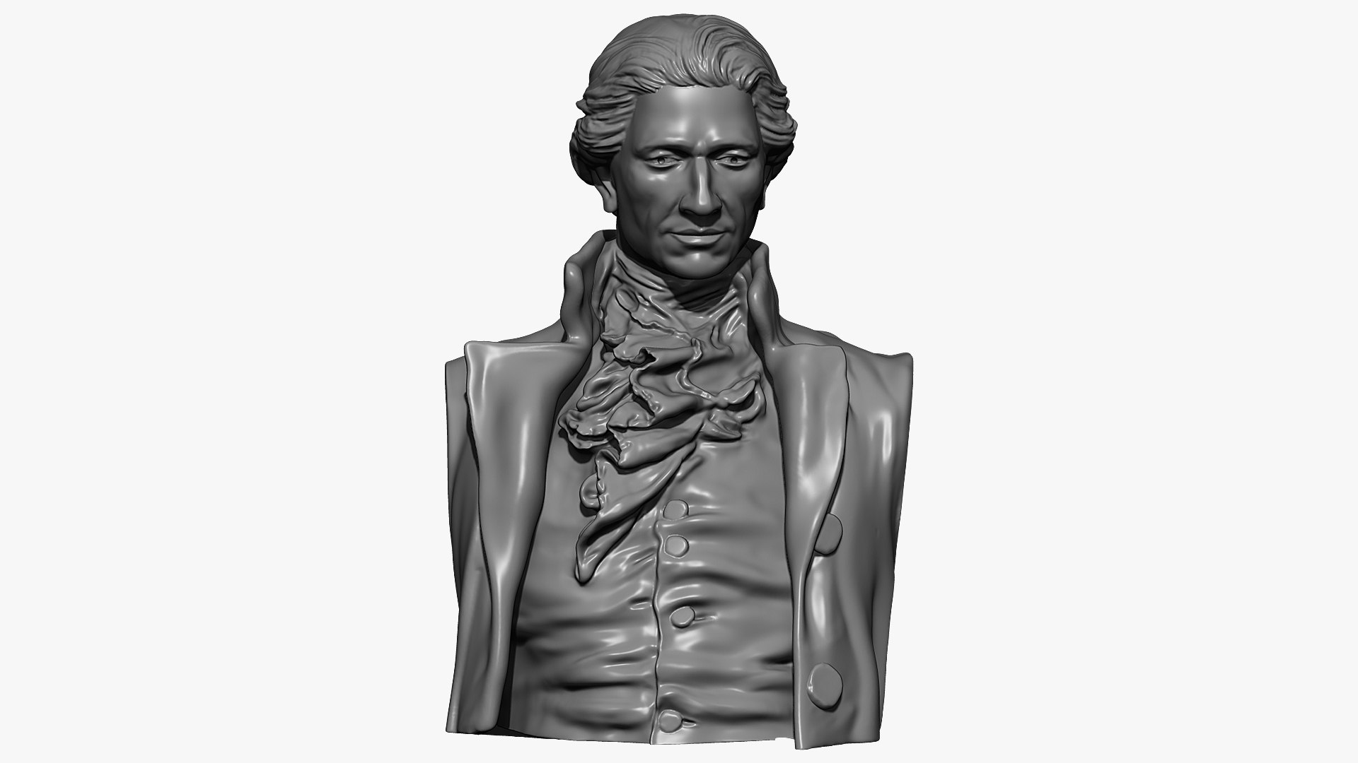 Hamilton Statue Model - TurboSquid 1626074