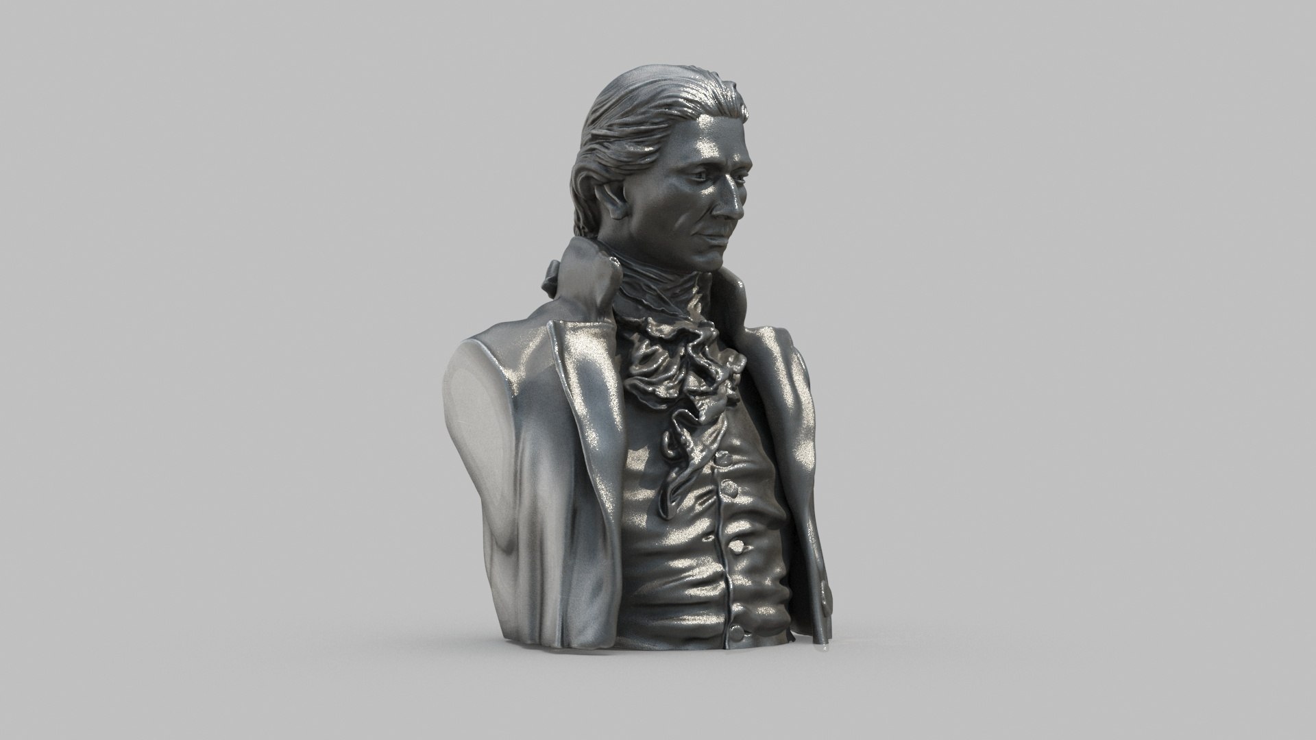 Hamilton Statue Model - TurboSquid 1626074