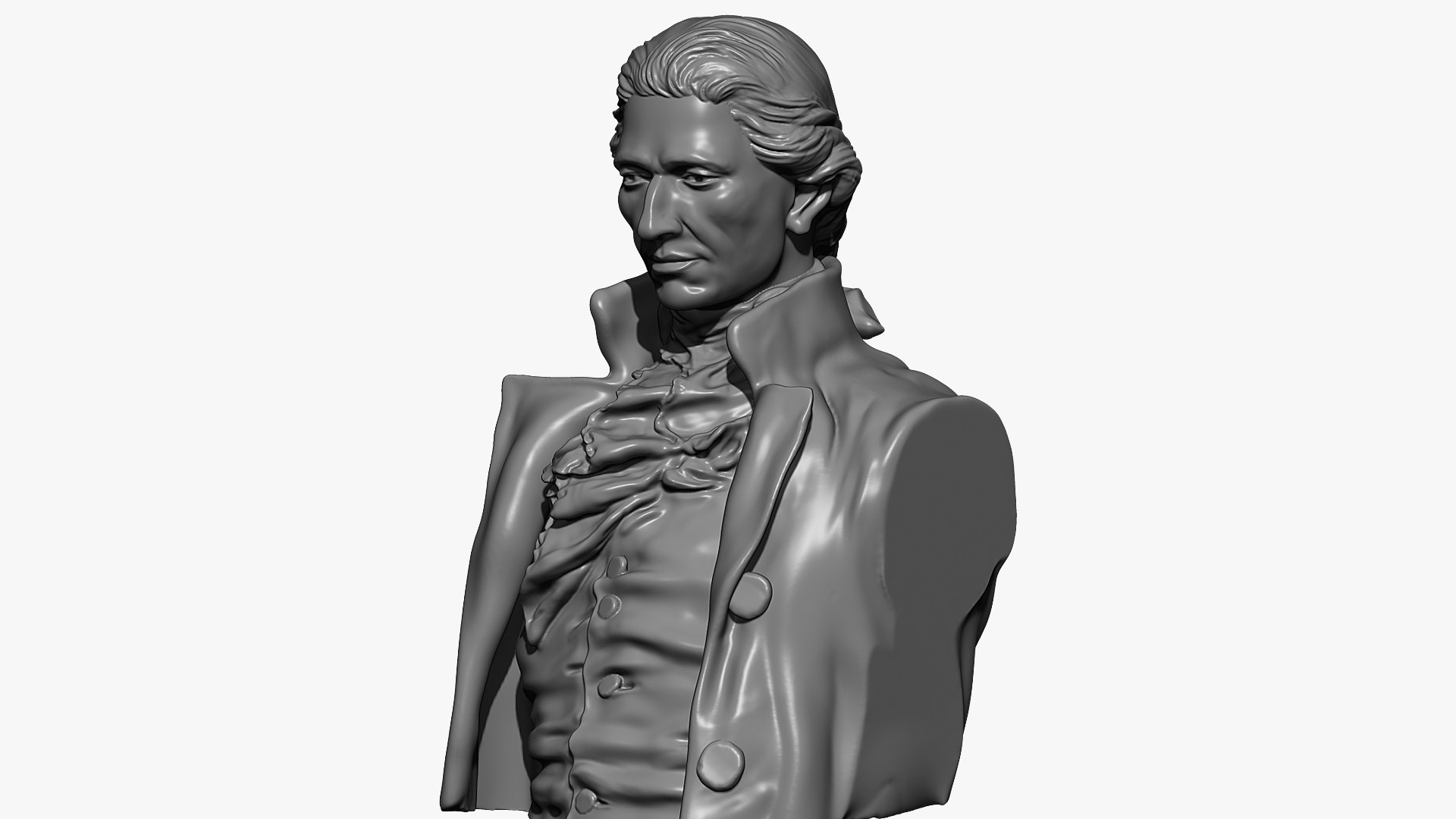 Hamilton Statue Model - TurboSquid 1626074
