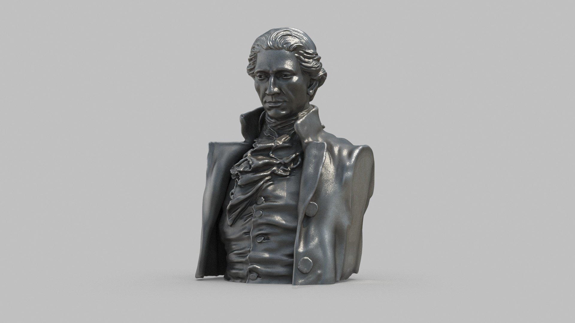 Hamilton Statue Model - TurboSquid 1626074