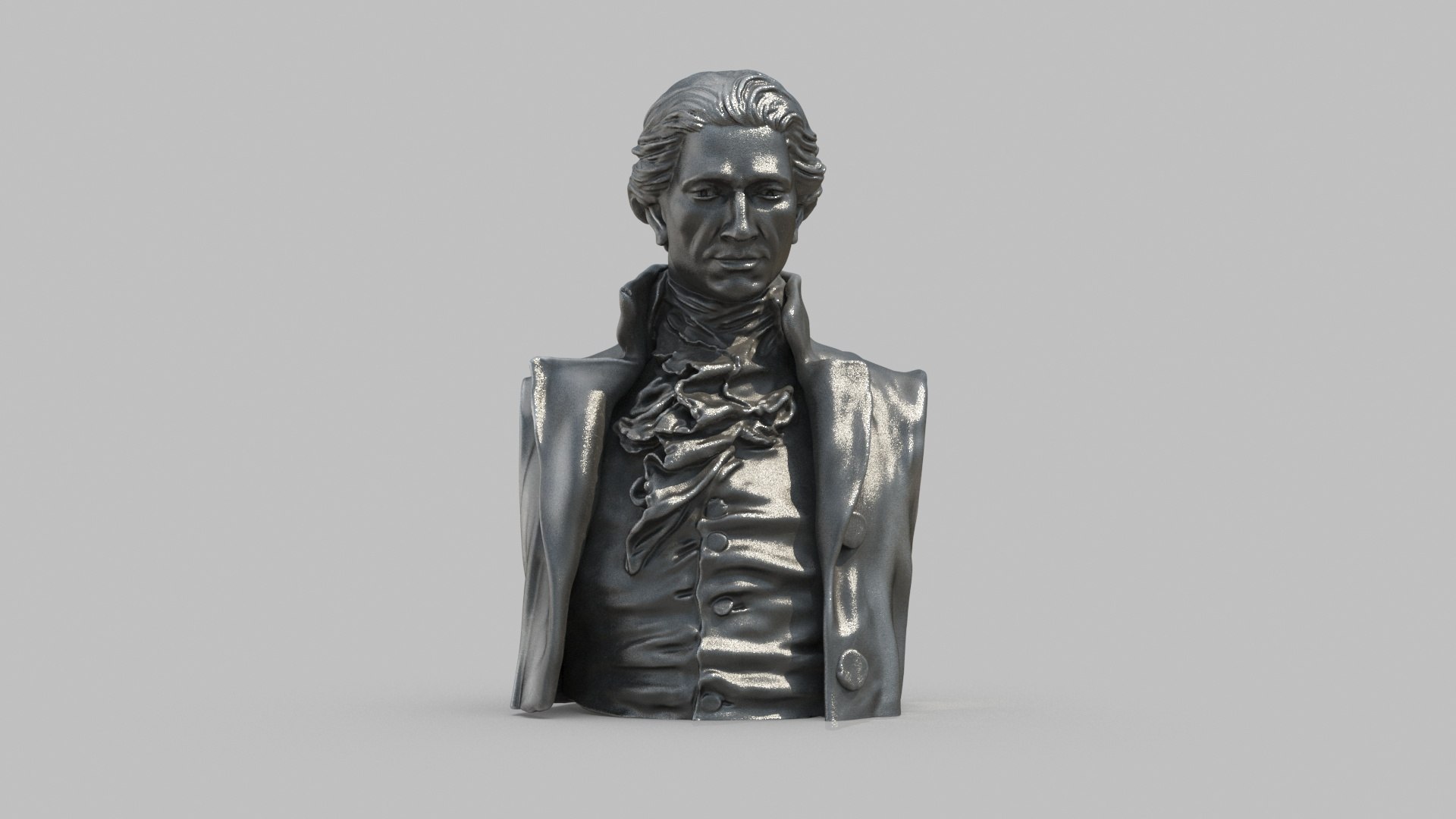 Hamilton Statue Model - TurboSquid 1626074