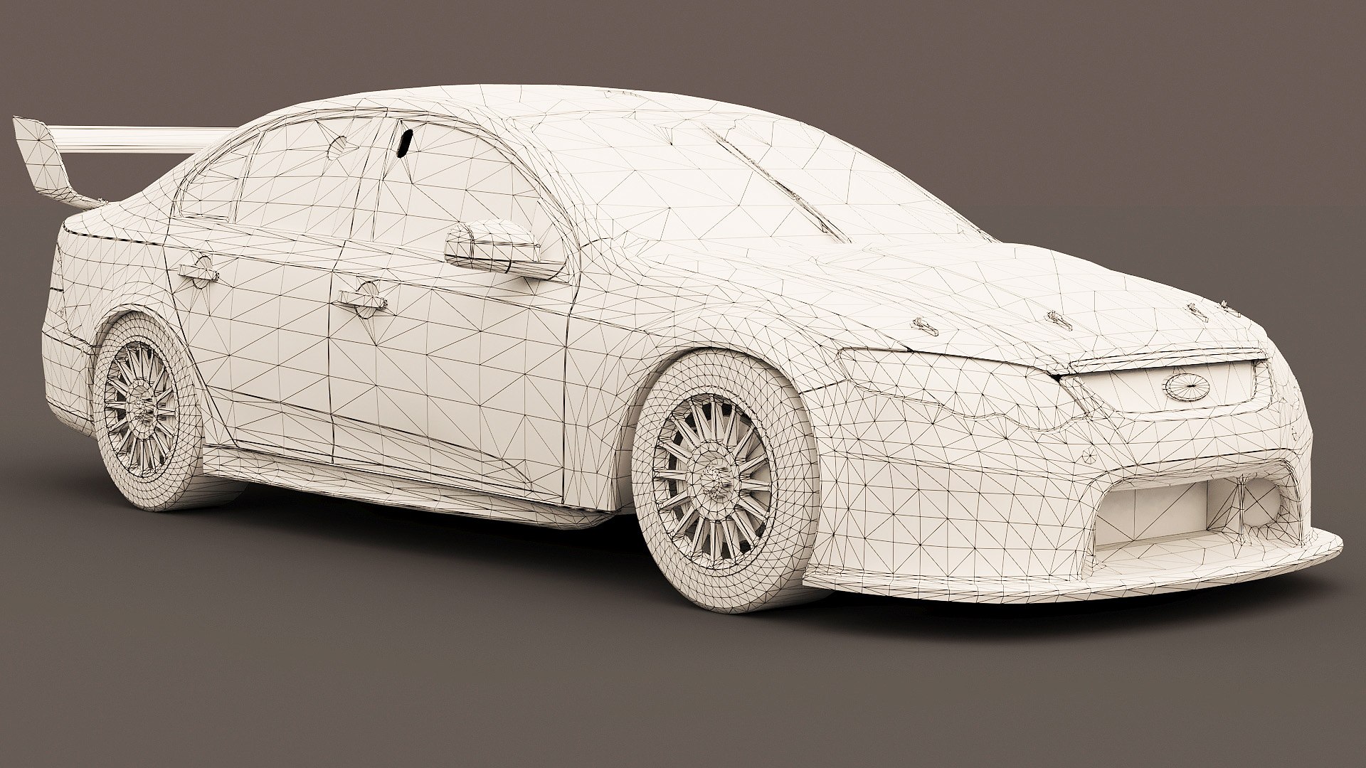 3D Model Ford Falcon V8 Supercar 2015 - TurboSquid 2031913