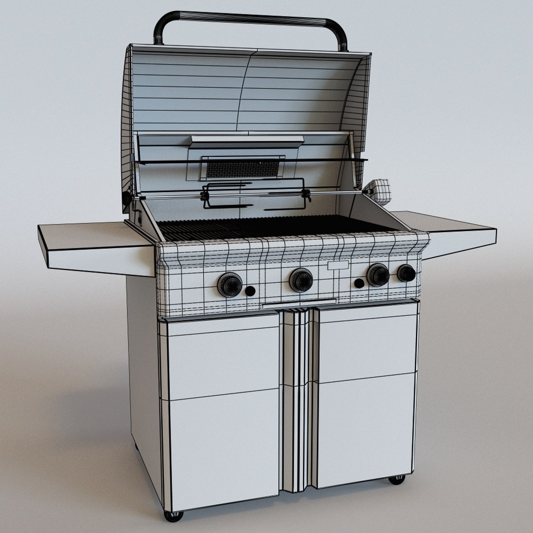 3ds Max Outdoor Grill