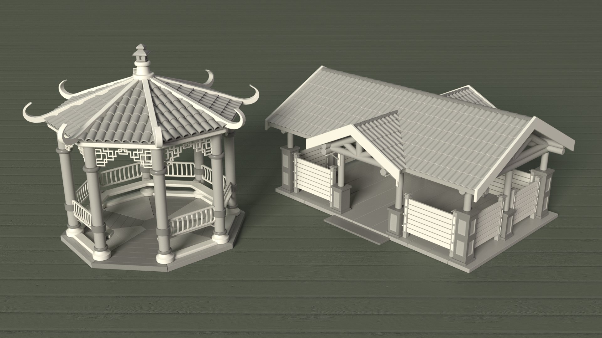 Environment Props - Collection 2 - 101 Pieces Model - TurboSquid 2080009