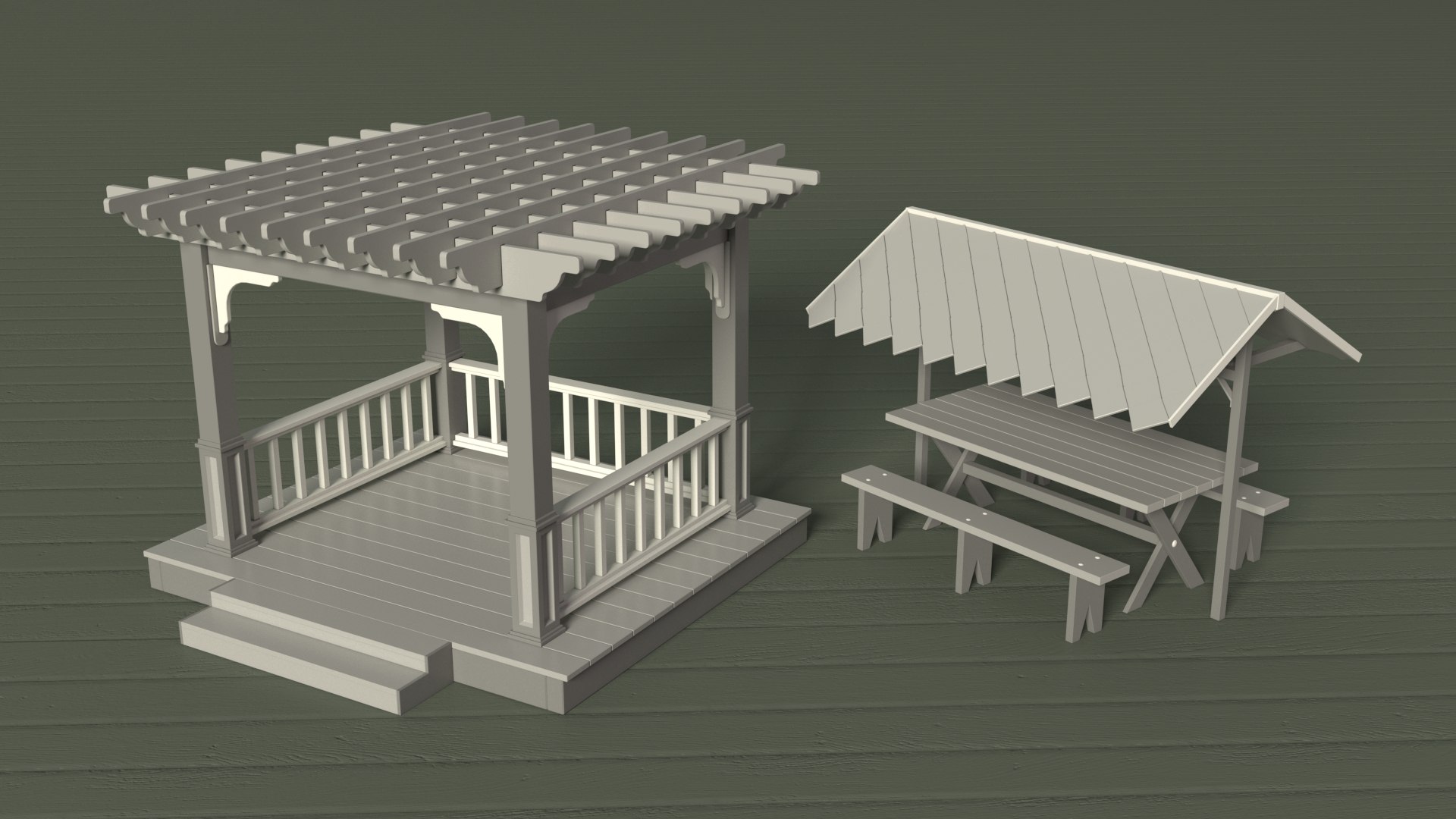 Environment Props - Collection 2 - 101 Pieces Model - TurboSquid 2080009