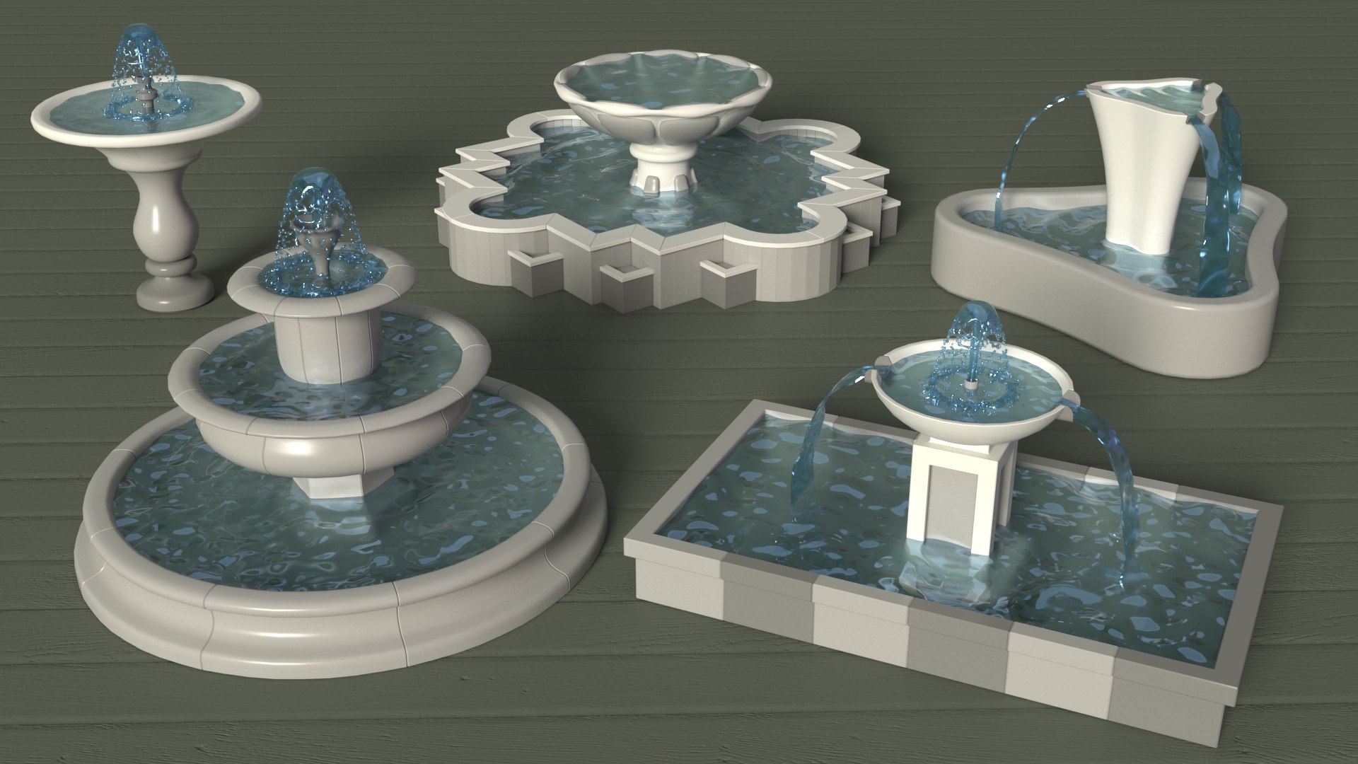 Environment Props - Collection 2 - 101 Pieces Model - TurboSquid 2080009