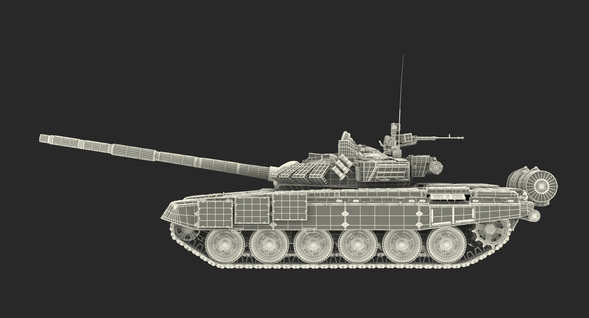 3d T-72b3 Soviet Main Battle Tank Model