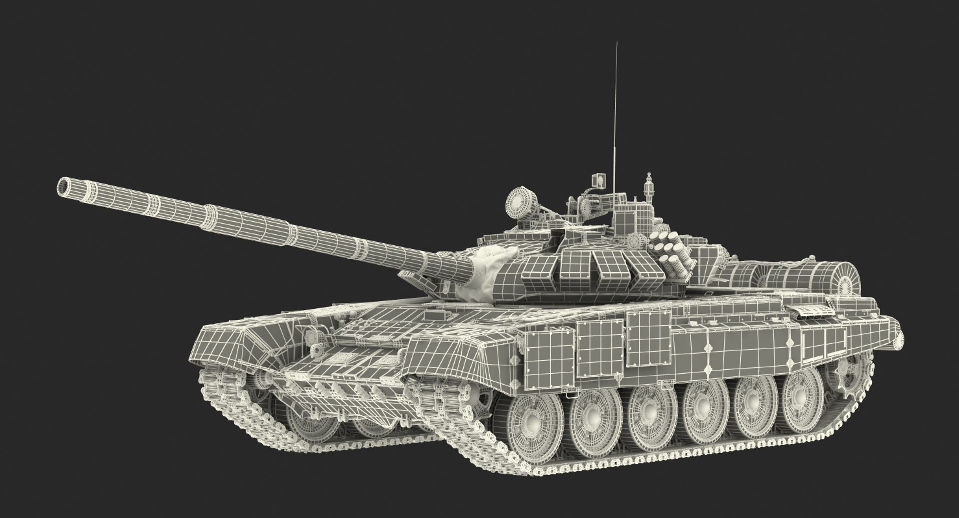 3d T-72b3 Soviet Main Battle Tank Model