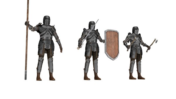 Knight 3D model - TurboSquid 1837839