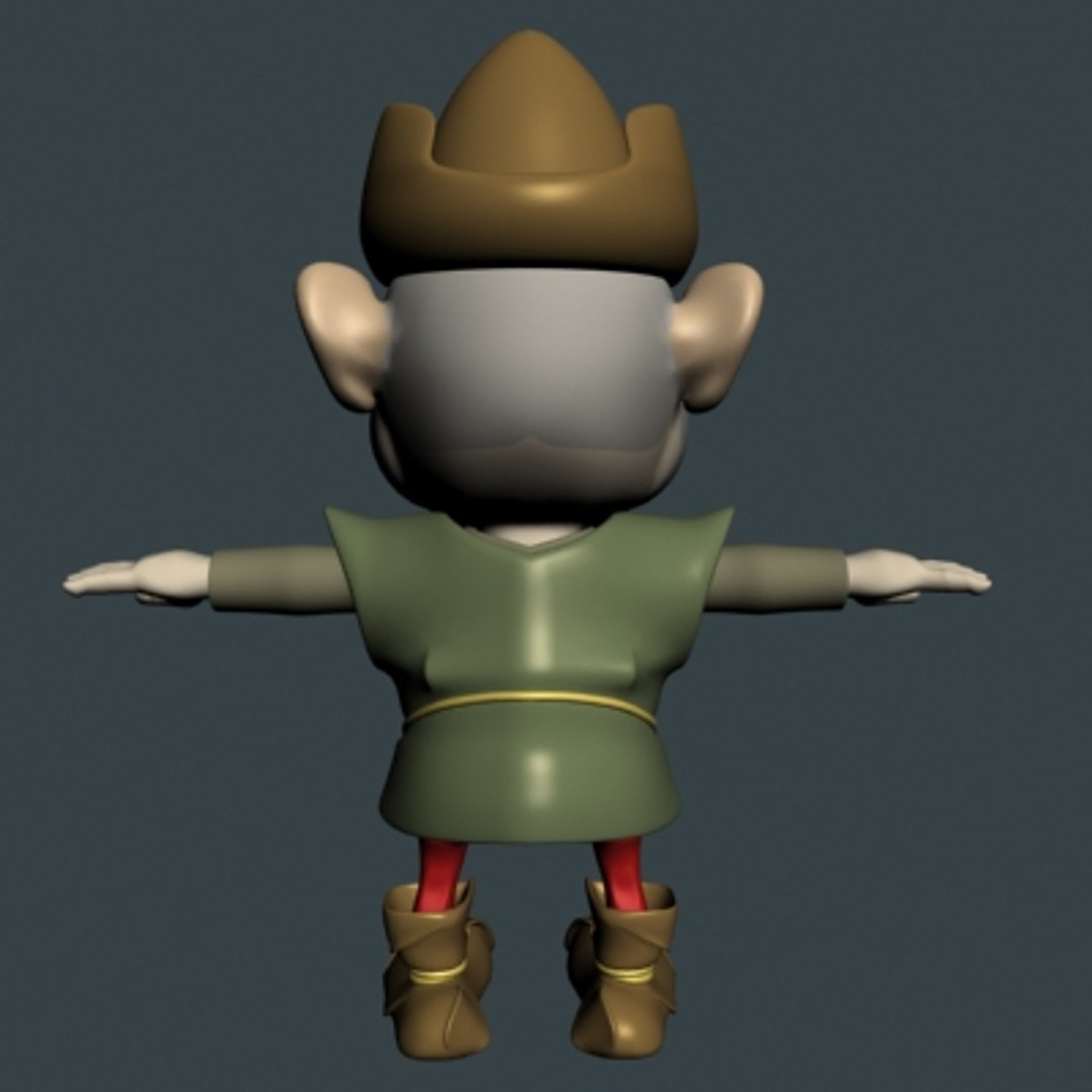 3d Theef Cartoon Character Model