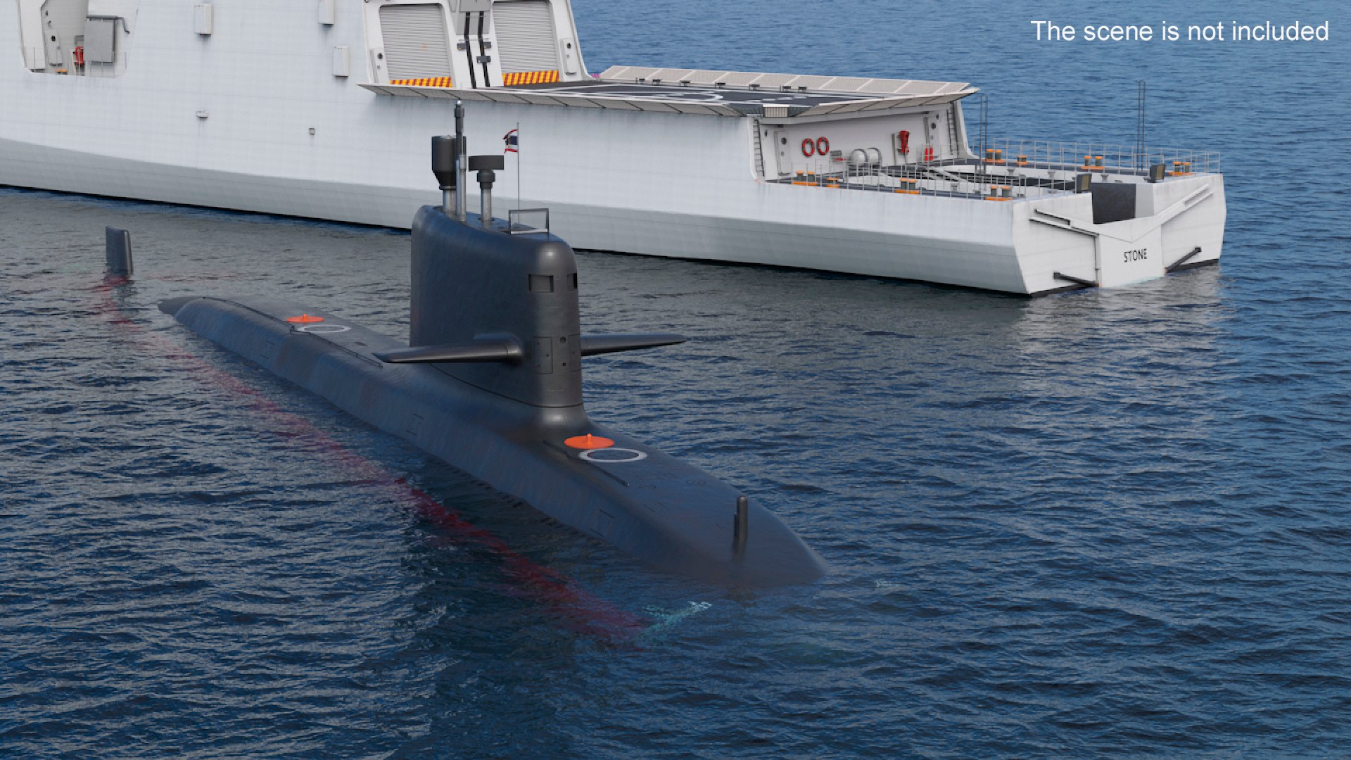 Royal Thai Navy Submarine Yuan-Class Rigged 3D Model - TurboSquid 2418910