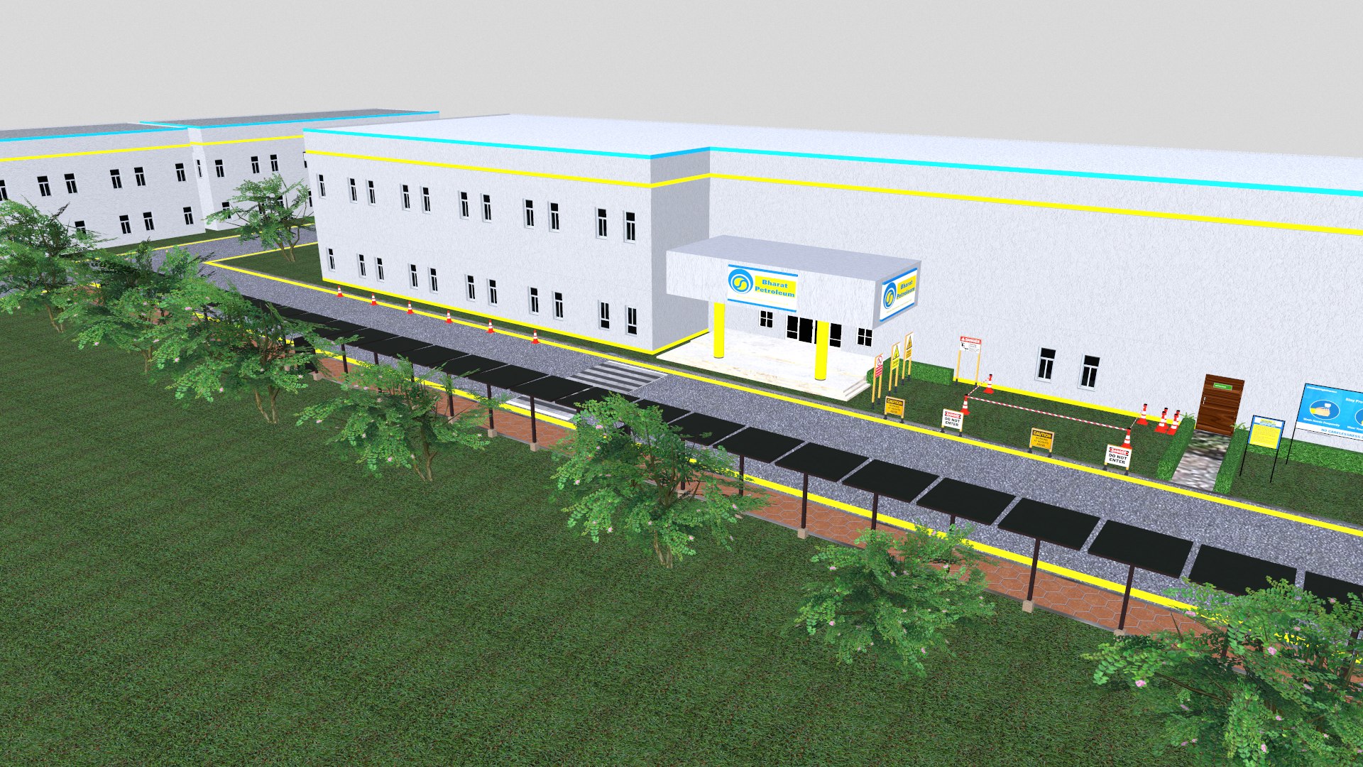 HPCL Building 3D Model - TurboSquid 2392978