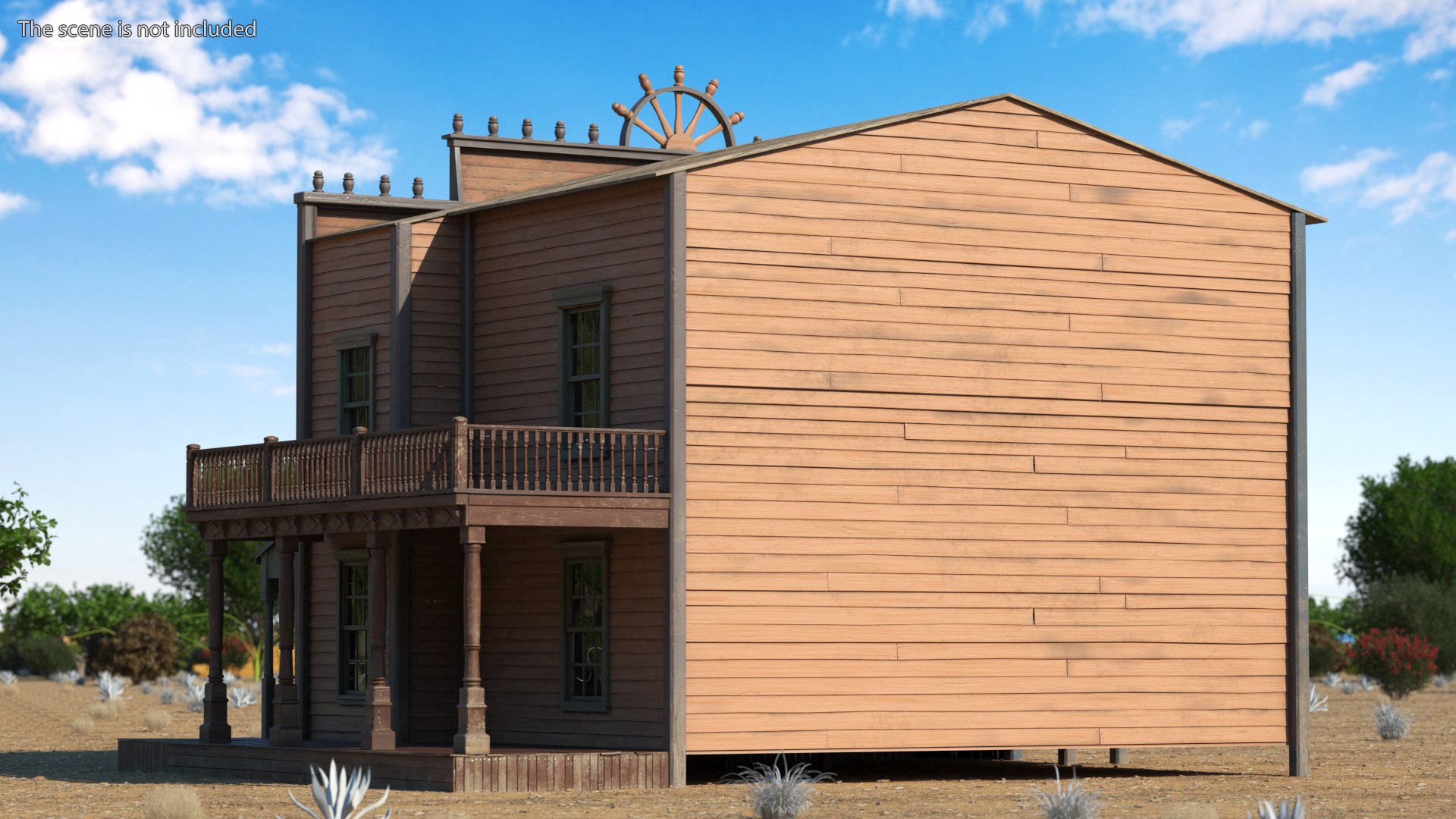 Saloon Building From Old West 3D Model - TurboSquid 2131725