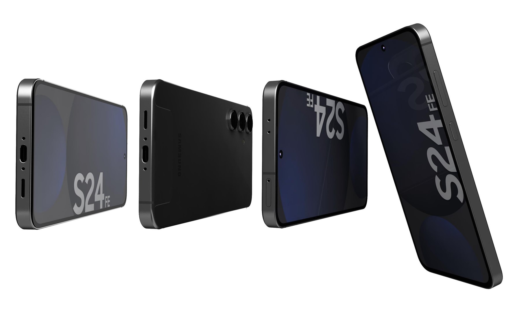 Samsung Galaxy S24 FE Graphite 3D - TurboSquid 2288519