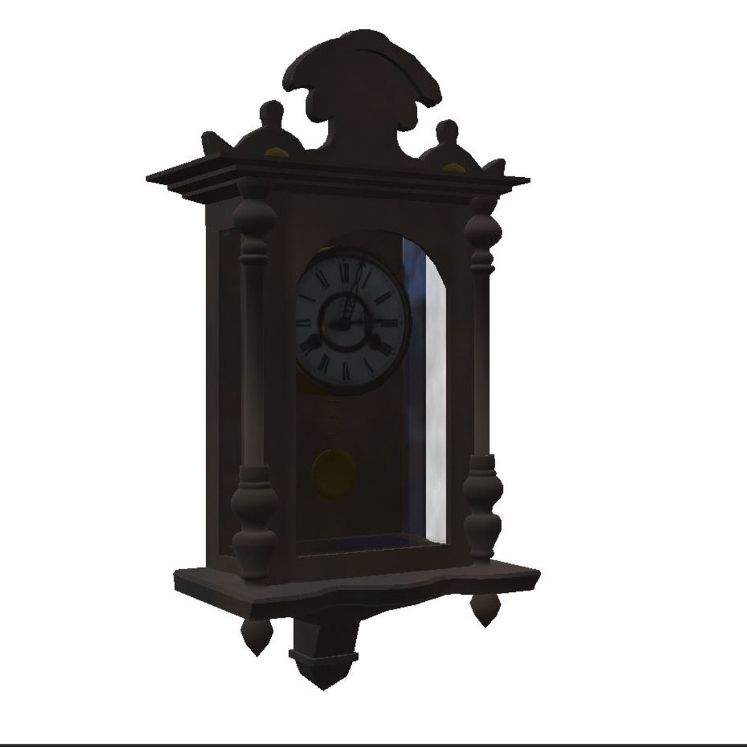 3D Old Clock Model - TurboSquid 1644982