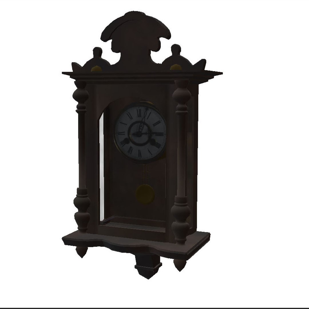 3D Old Clock Model - TurboSquid 1644982