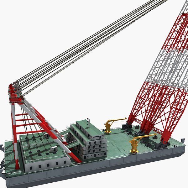3D floating cranes model - TurboSquid 1390590